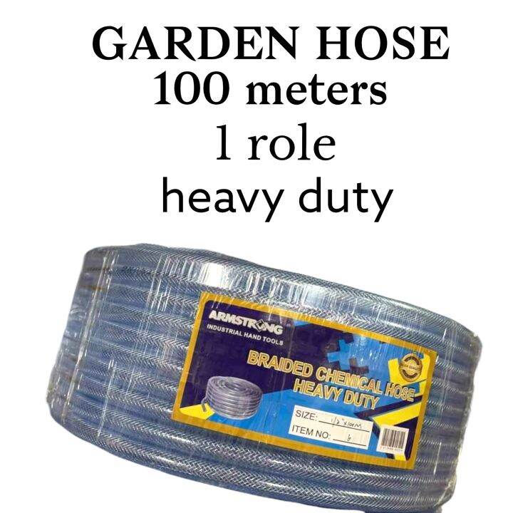 ARMSTRONG GARDEN HOSE 1/2 ll HEAVY DUTY (100 meters/50meters | Lazada PH