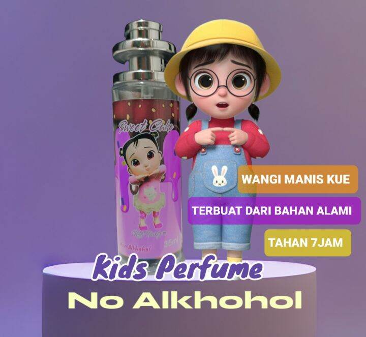 PARFUM ANAK LAKI LAKI PEREMPUAN KIDS PARFUM TANPA ALC0OHOL 35ML ...