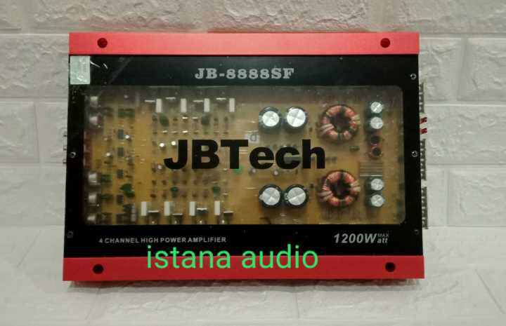 Power amplifier JB-TECH JB-8888SF Mosfet 4 Chanel tenaga badak JB-TECH 8888SF | Lazada Indonesia