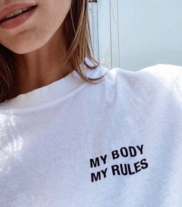 My Body My Rules Shirt | Lazada PH