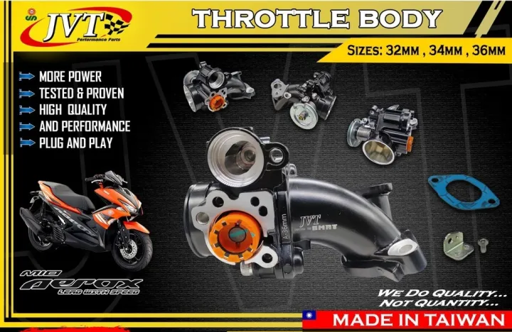 JVT Throttle body 34mm for Yamaha Aerox | Lazada PH
