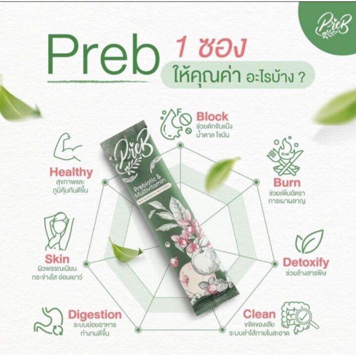 📌ของแท้ ส่งฟรี 📌PREB Detox Organic 100% พรีไบโอติก ล้างลำไส้ ช่วยในการขับถ่าย ผิวใส ลดไขมัน พุง ...