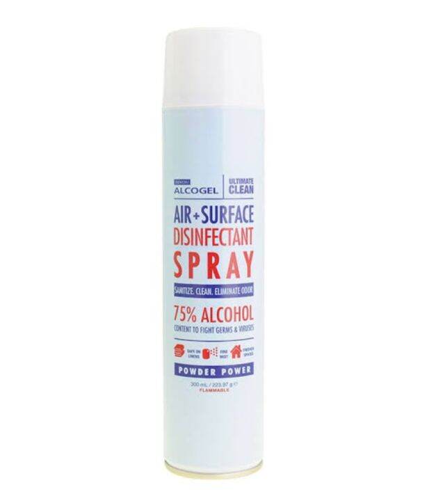 BENCH ALCOGEL AIR + SURFACE DISINFECTANT SPRAY 75% ALCOHOL (SANITIZE ...