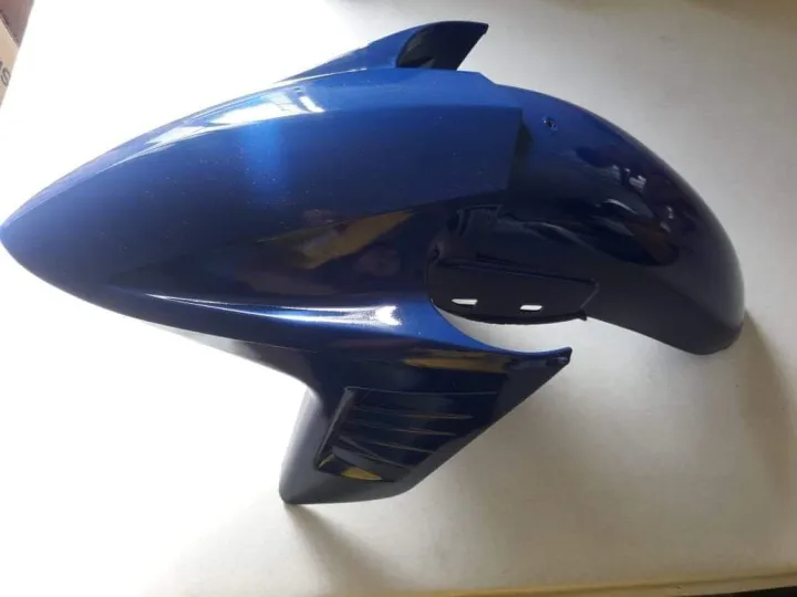 Front Fender Dolphin Type Blue Color Yamaha Universal Size 17,42,42 ...