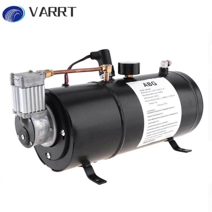 VARRT Air Compressor for Air Horn 12V/24V, Air Compressor With Tank ...