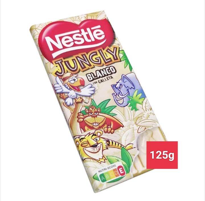 Nestle Jungly White Chocolate & Biscuit 125g | Lazada PH