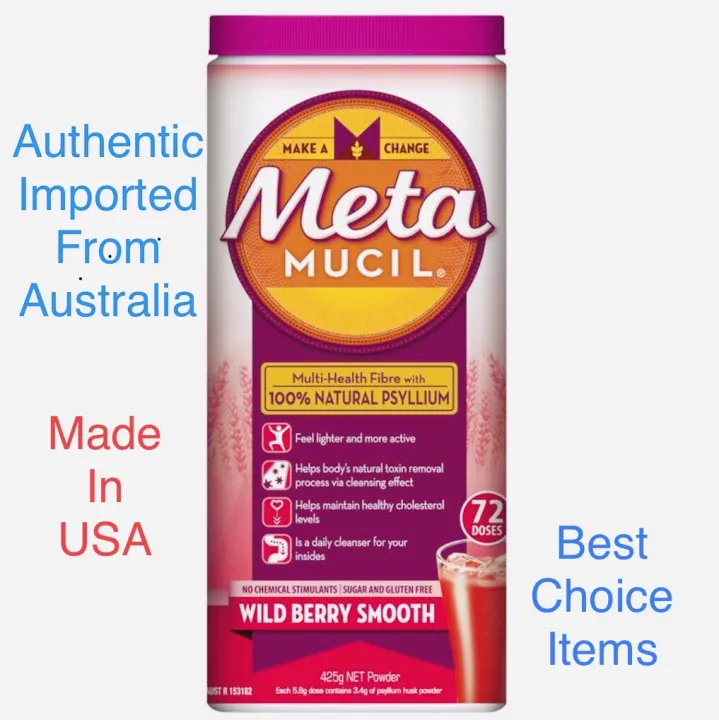 Metamucil Fibre Supplement Smooth Wild Berry 72 Doses | Lazada PH