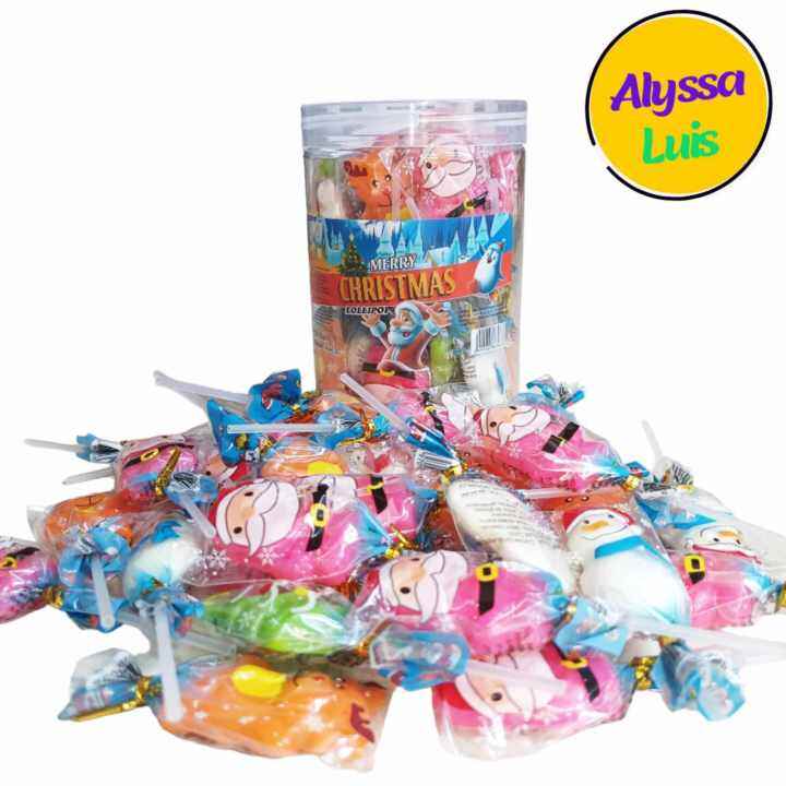 Alyssa Luis 30pcs CHRISTMAS LOLLIPOP CANDY | Lazada PH
