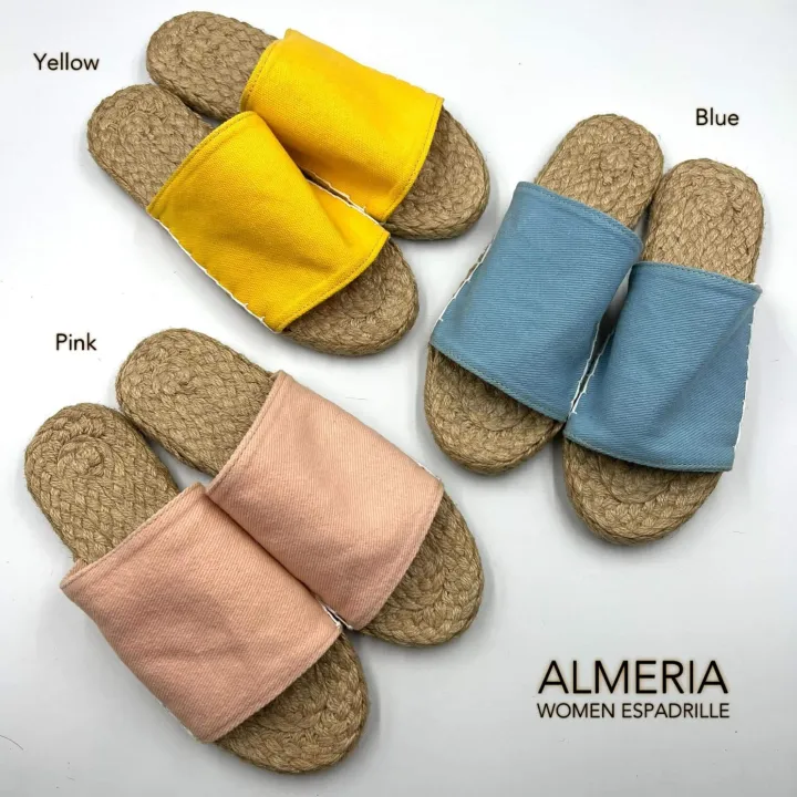 Liliw made abaca slippers / Espadrilles - Almeria | Lazada PH