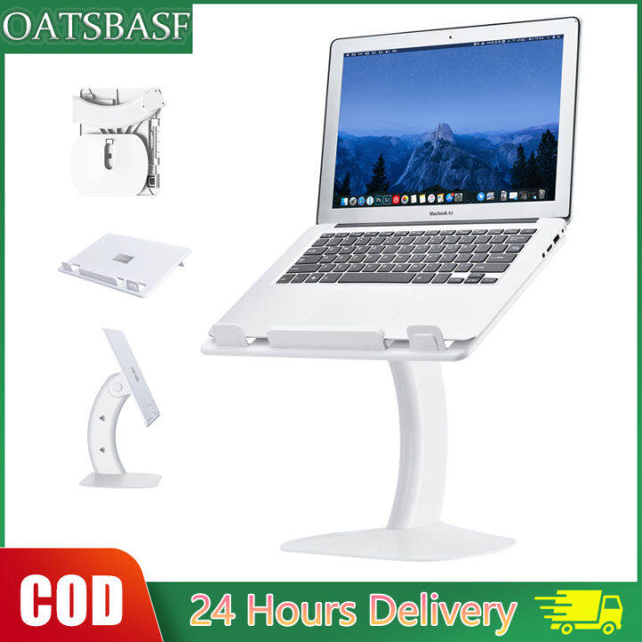 OATSBASF Portable Laptop Stand Desk Adjustable Reading Folding Table ...