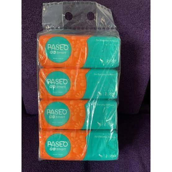 Paseo 200 Sheets 2 Ply isi 4 | Lazada Indonesia