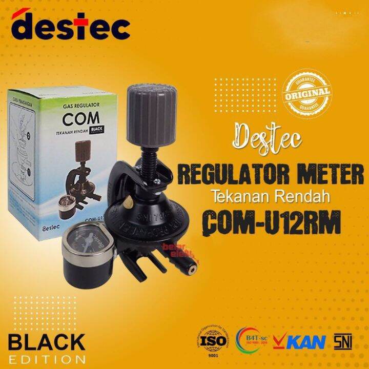 Destec , Destek , Desteg , Regulator Gas Com , LPG , COM U12RM +meter ...
