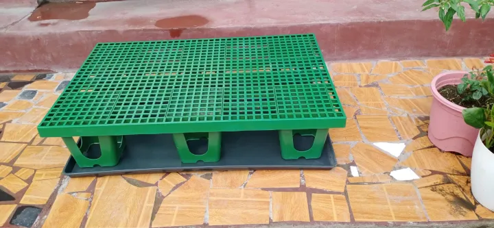 Stockable Elevated Matting/Dog Matting 2ft x 3ft x 8inches Green Color ...