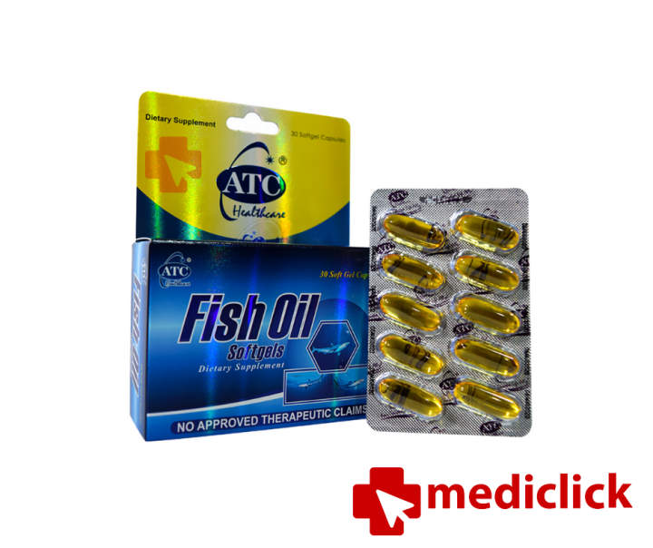 ATC Fish Oil 1000mg 10 Capsules | Lazada PH