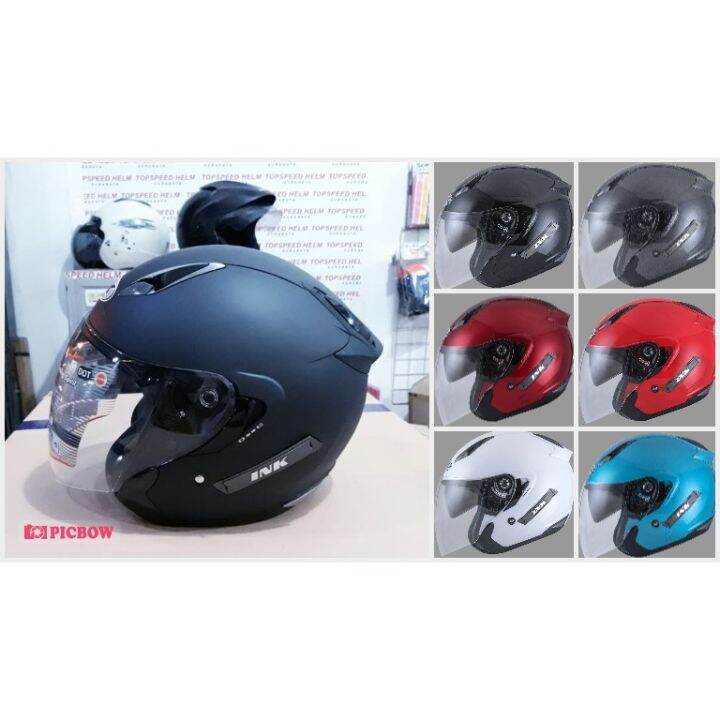 HELM INK METRO DOUBLE VISOR ORIGINAL | Lazada Indonesia