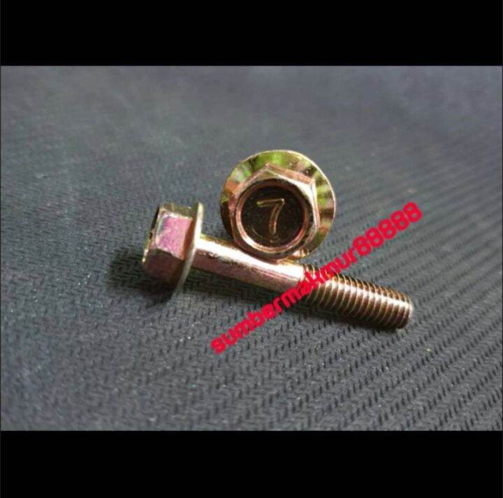 Baut Flange Kuning / baut topi 10x50 (Per 10 Pcs) | Lazada Indonesia