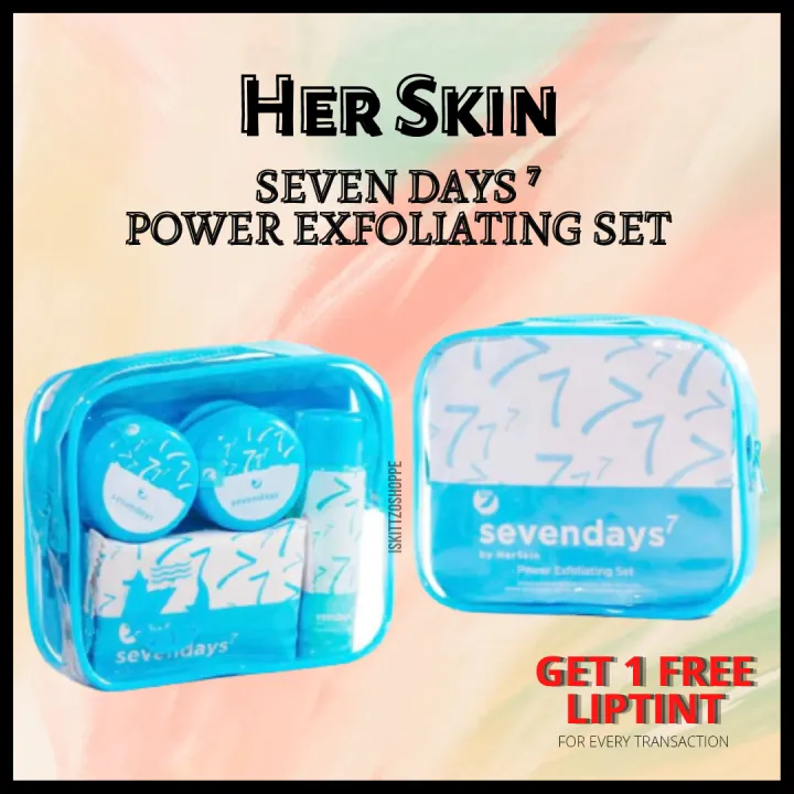 Seven Days Power Exfoliating Set by HerSkin Sevendays | Lazada PH