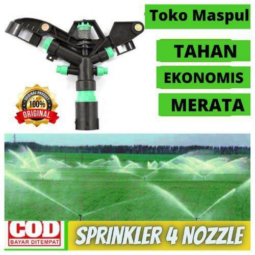 Sprinkler Sprinkle Air Taman Impact Rain Gun Drat 1 SPRINKLER GUN ...