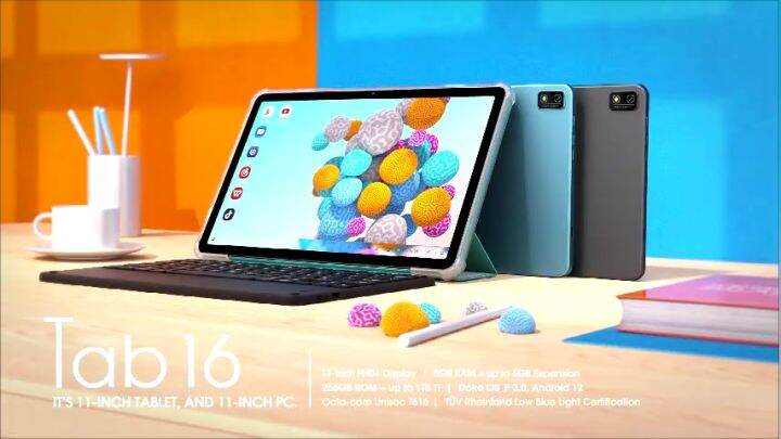 【Free leather case+Stylus】Blackview Tab 16 Tablet 11'' 2K FHD+ Display ...