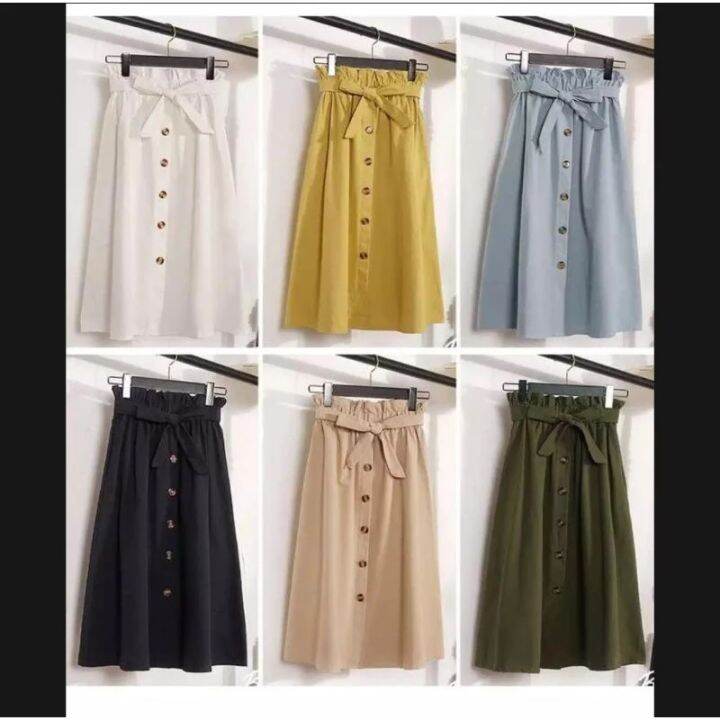 rok crinke anak usia 8-14 tahun//rok crinkle airflow kancing panjang ...