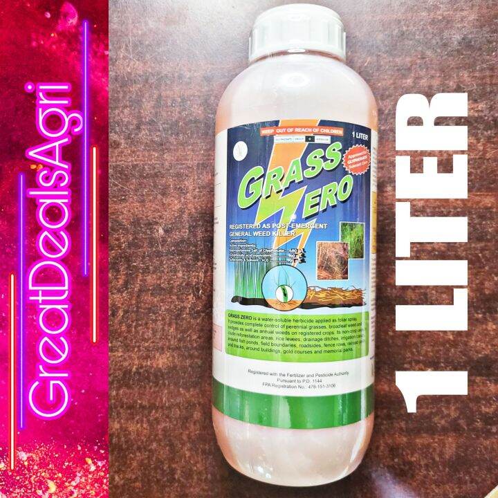 GRASS ZERO 480 SL GRASS KILLER / LIKE DEMOLITION / LIKE ROUND UP / LIKE ...