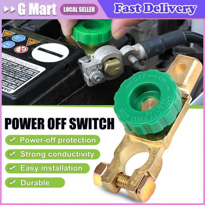 Universal Car Battery Switch Terminal Link Quick Cut-off Disconnect ...