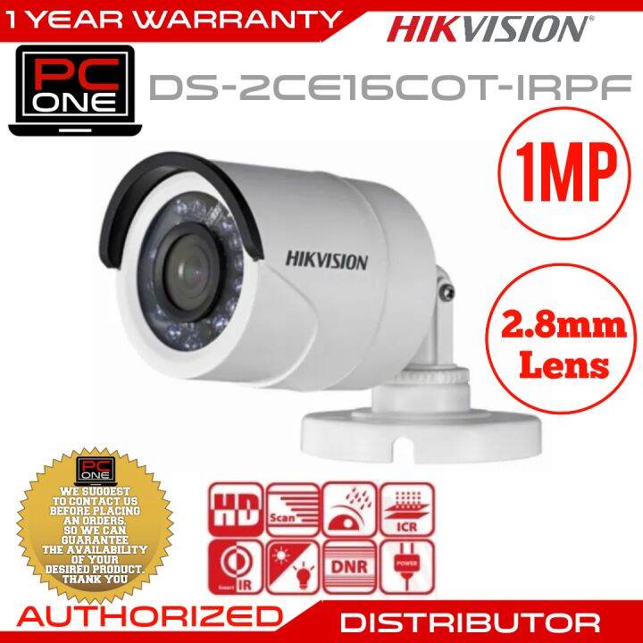 HIKVISION 1MP IP66 Bullet 4in1 Camera 24pcs IR LEDs 12VDC IP66 Plastic ...