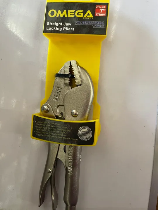 Omega straight Jaw Locking Pliers 10” or 7” | Lazada PH