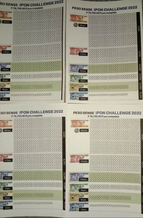 IPON CHALLENGE STICKERS ONLY SIZE A6 | Lazada PH