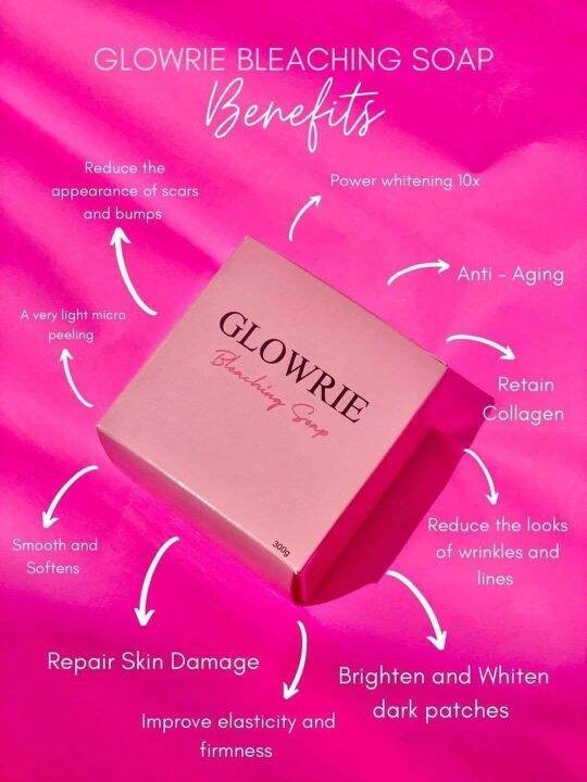 Glowrie Bleaching Soap with Glutathione and Collagen | Lazada PH