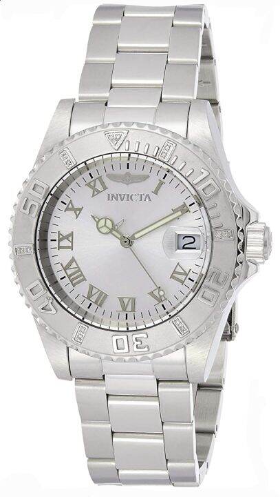 INVICTA 12819 Pro Diver Swiss Quartz Watch with 15 Genuine DIAMONDS ...