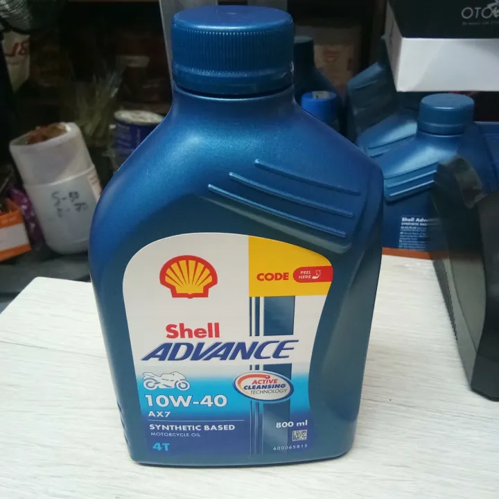 Shell Advance Ax7 10w-40 Synthetic Base for Motorcycle. | Lazada PH