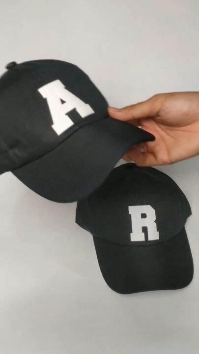 Topi Baseball cap ANAK-ANAK bahan DRIL Abjad Huruf Teks Alphabet/ TOPI ...