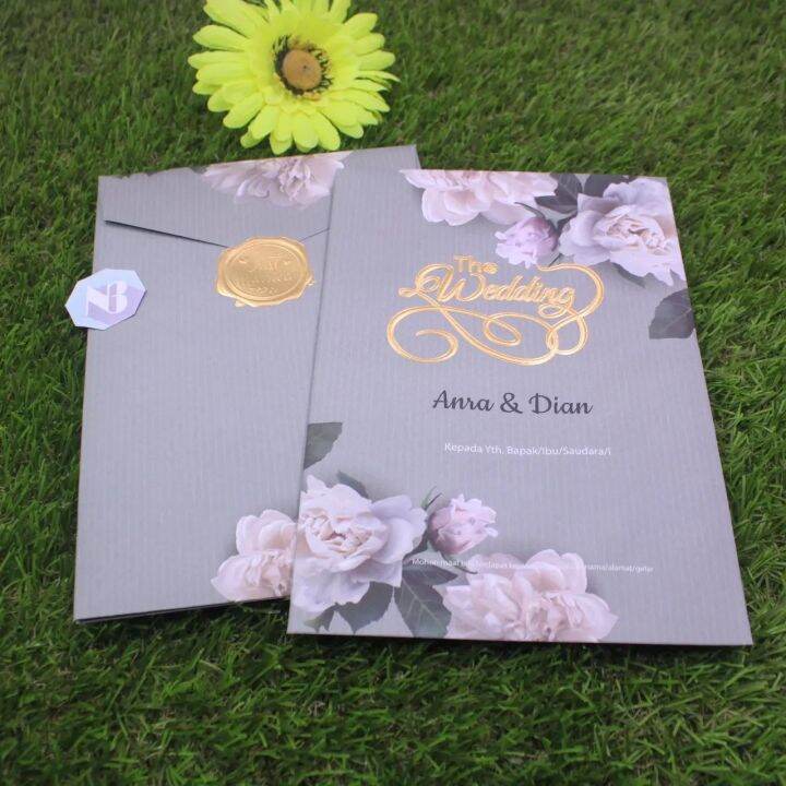 undangan pernikahan hardcover bahan tebal unik dan murah isi 10pcs ...