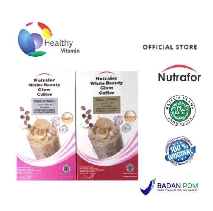 Nutrafor White Beauty Glam coffee | Lazada Indonesia