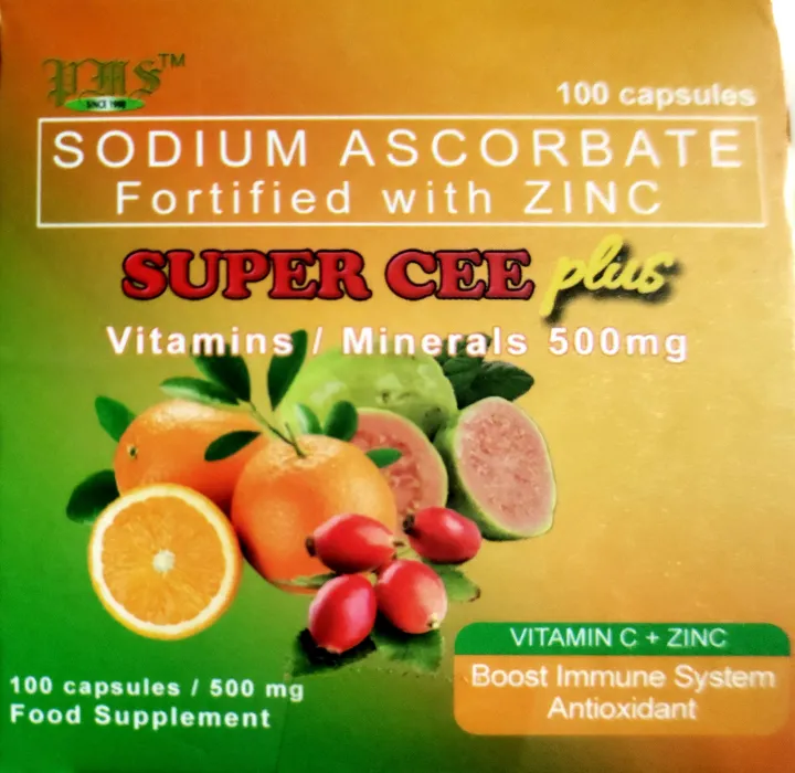 super cee plus sodium ascorbate fortified with zinc 500mg | Lazada PH