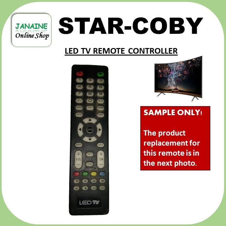 HUAYU REPLACEMENT FOR STAR COBY TV REMOTE CONTROLLER | Lazada PH