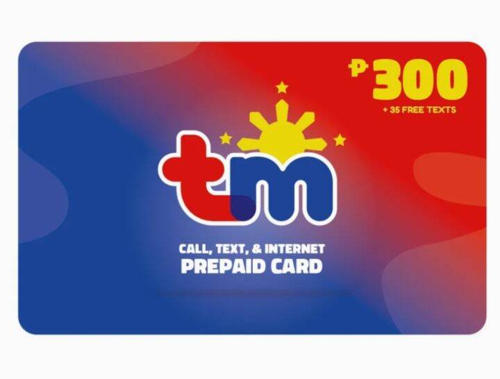 300 tm load card/prepaid card | Lazada PH