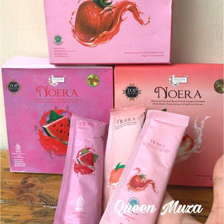 Noera Collagen Drink Minuman Kolagen Harga Per Sachet BPOM Halal ...