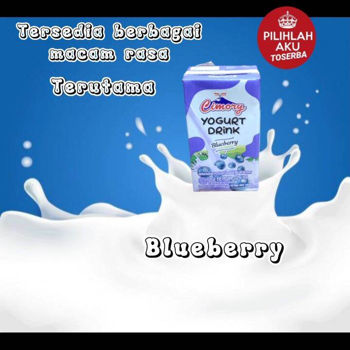 CIMORY YOGURT Drink BLUEBERRY MINI 125 ml - ( HARGA 1 DUS ISI 40 ...