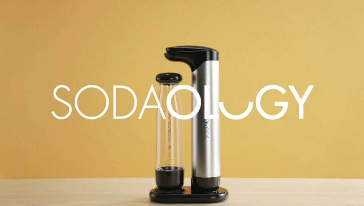SODAOLOGY AllFizz™OneTouch Bottom-Up Fizz Sparkling Water Soda Maker ...