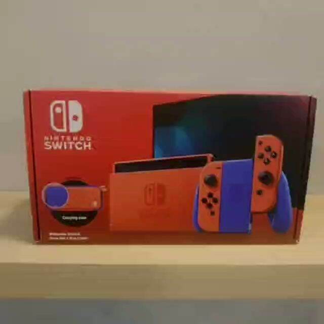 NINTENDO SWITCH MARIO EDITION ORIGINAL BOX / KOTAK 100% ORIGINAL USE ...