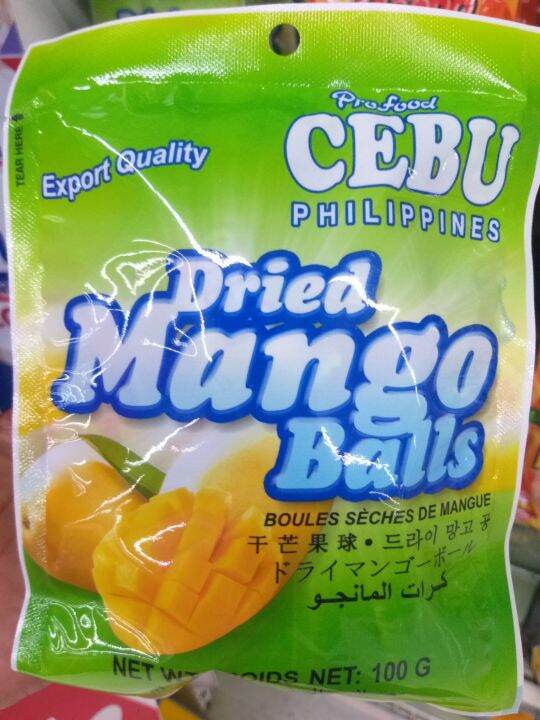 Cebu Dried Mango Balls 100g. | Lazada PH
