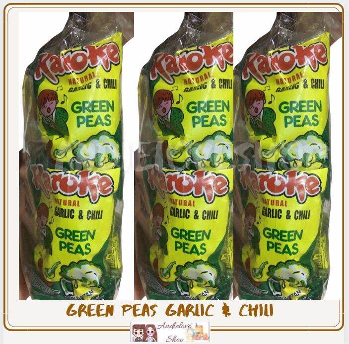 Karaoke Green Pease / Corn Snack Mabuhay and Popsy ( 1 pcs & 3 pcs ...
