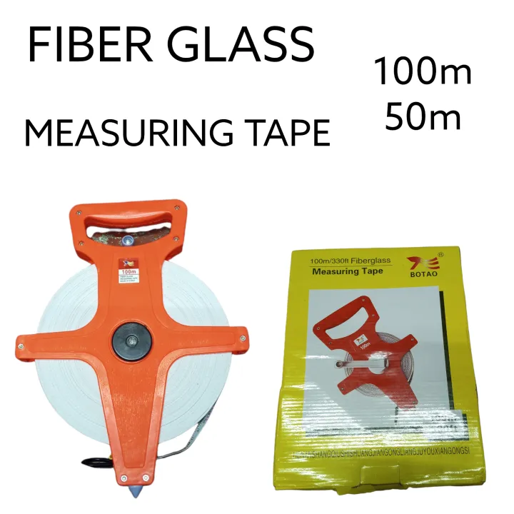 TAPE MEASURE FIBER GLASS HEAVY DUTY (50m/100m) | Lazada PH