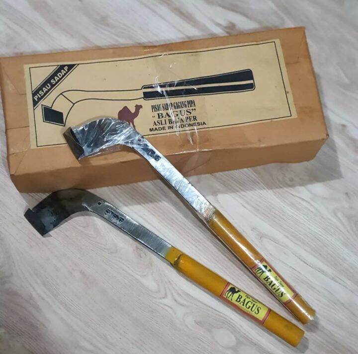 TERMURAH Pisau Sadap Pohon Karet / Getah Karet / Pahat / Pisau Deres ...