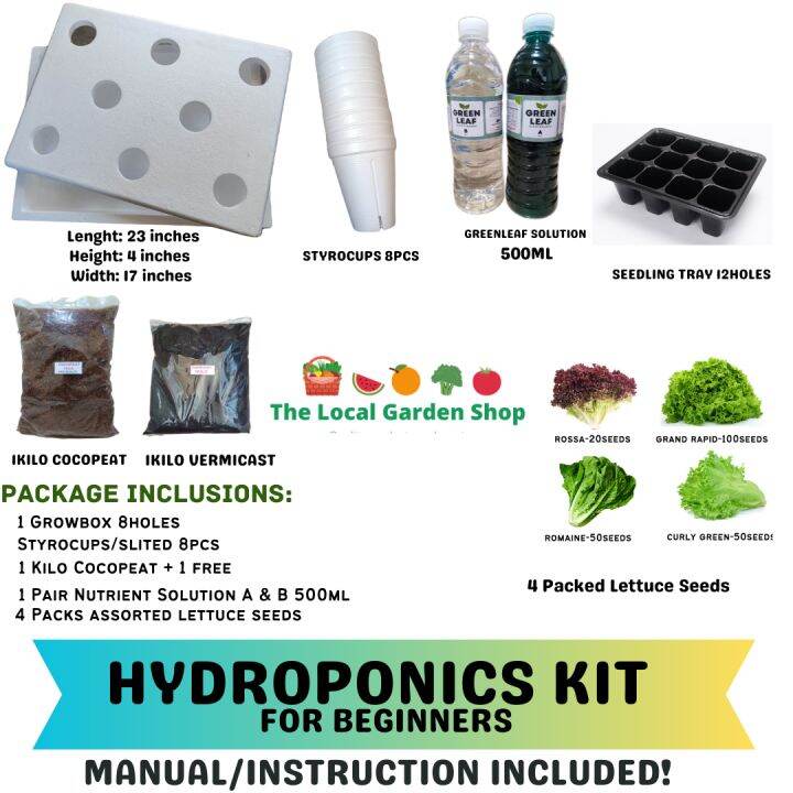 Hydroponics Kit For Beginners 2023 Package/Katanim Box | Lazada PH