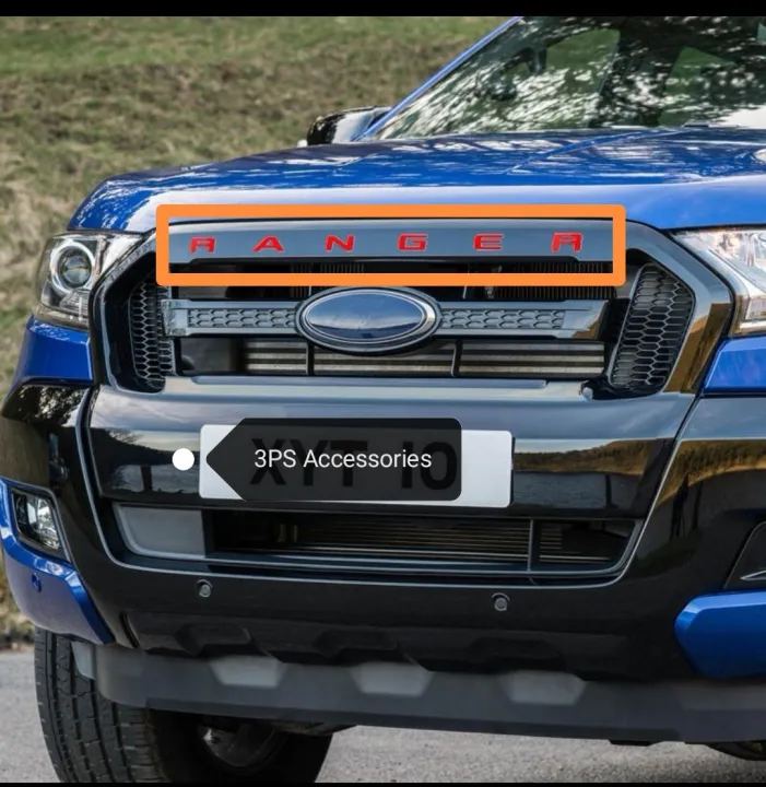 Ford Ranger 2016 to 2021 Grill emblem RED | Lazada PH