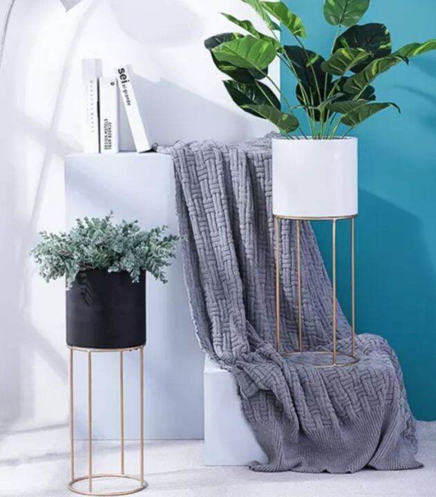 Standing pot besi minimalis/Rak pot/pot planter bunga/tanamanpot ...