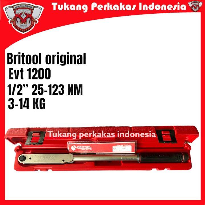 BRITOOL Evt 1200 Aex Kunci torsi momen 1/2 inch Torque Wrench britool ...